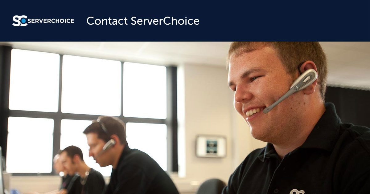 Contact ServerChoice - ServerChoice.com